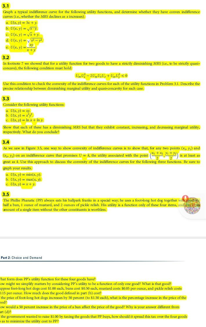 Solved Graph a typical indifference curve for the following | Chegg.com