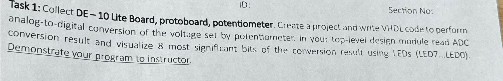 Solved Create a project and write vhdl codeto perfotm | Chegg.com