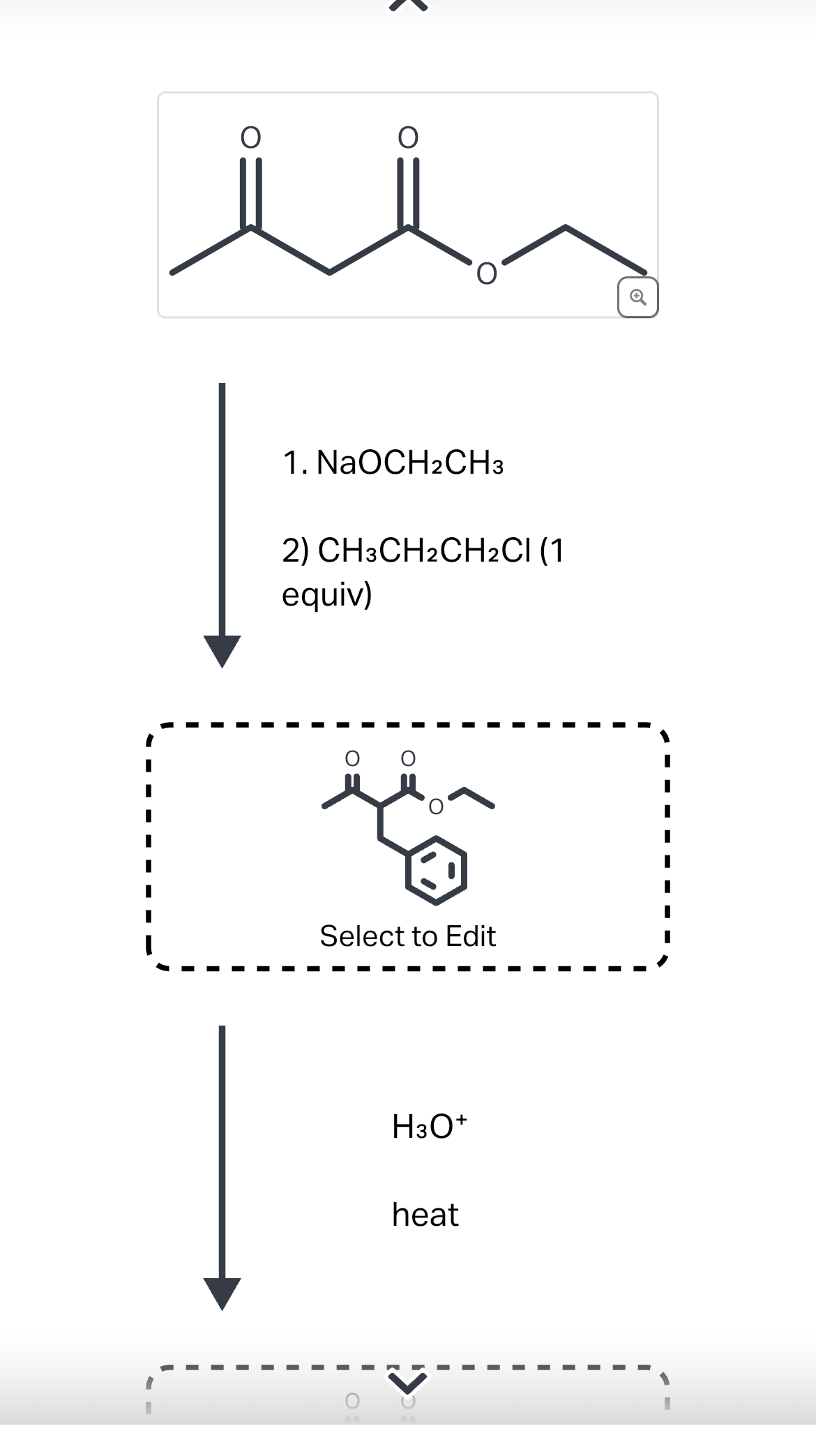 Solved NaOCH2CH3 ﻿equiv)Select to Edit | Chegg.com