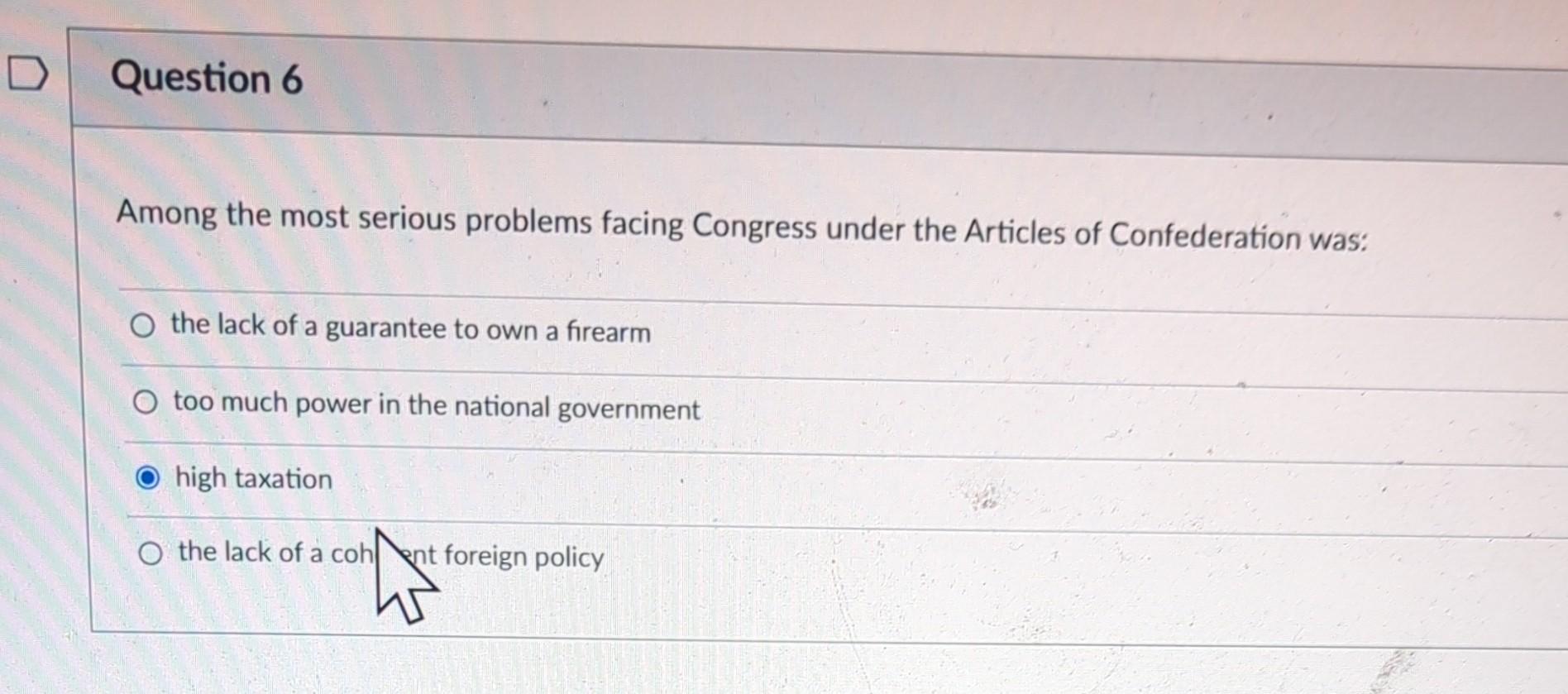 Enforcement of legislation passed by Congress under | Chegg.com