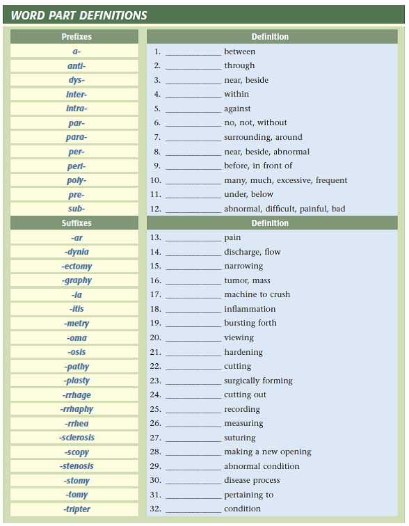 Medical Terminology And Anatomy For ICD 10 Coding 1st Edition Textbook