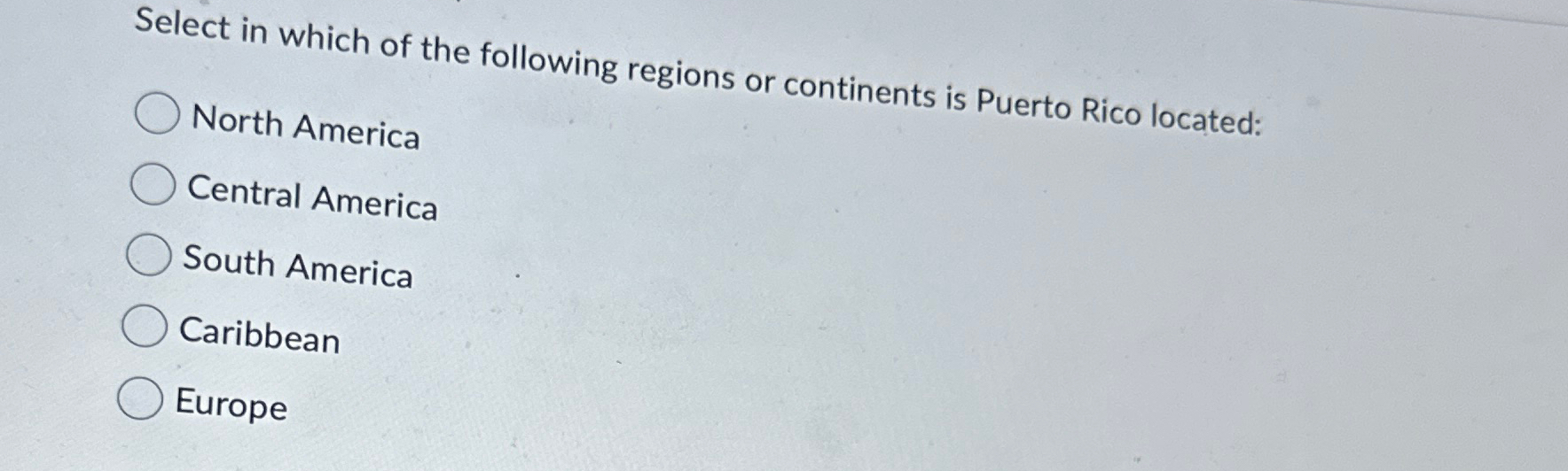 Solved Select in which of the following regions or | Chegg.com