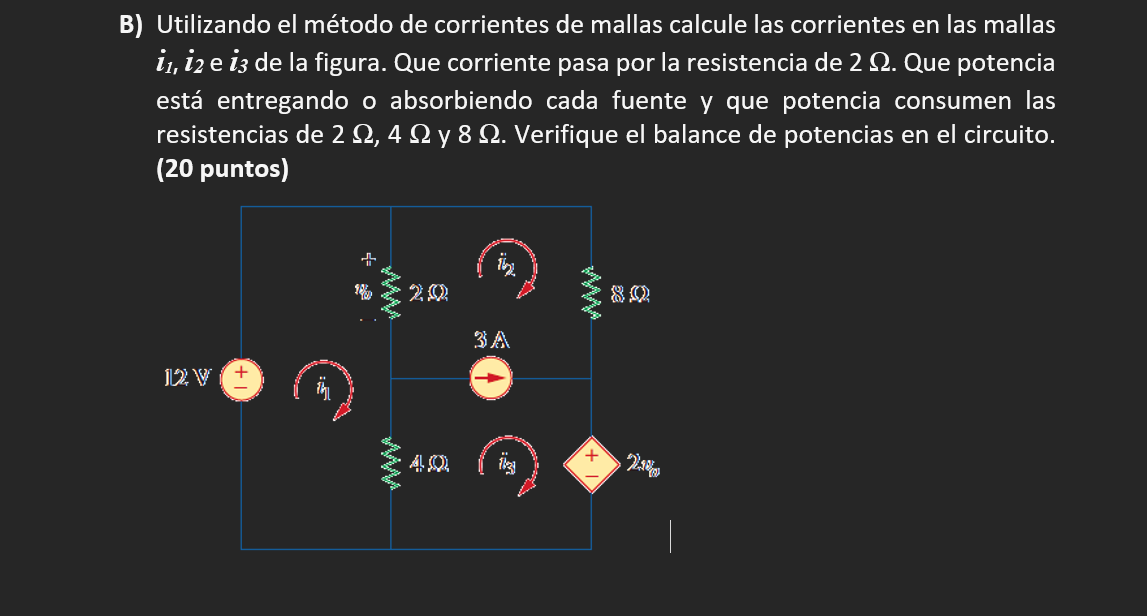 Solved Using the mesh current method, calculate the currents | Chegg.com