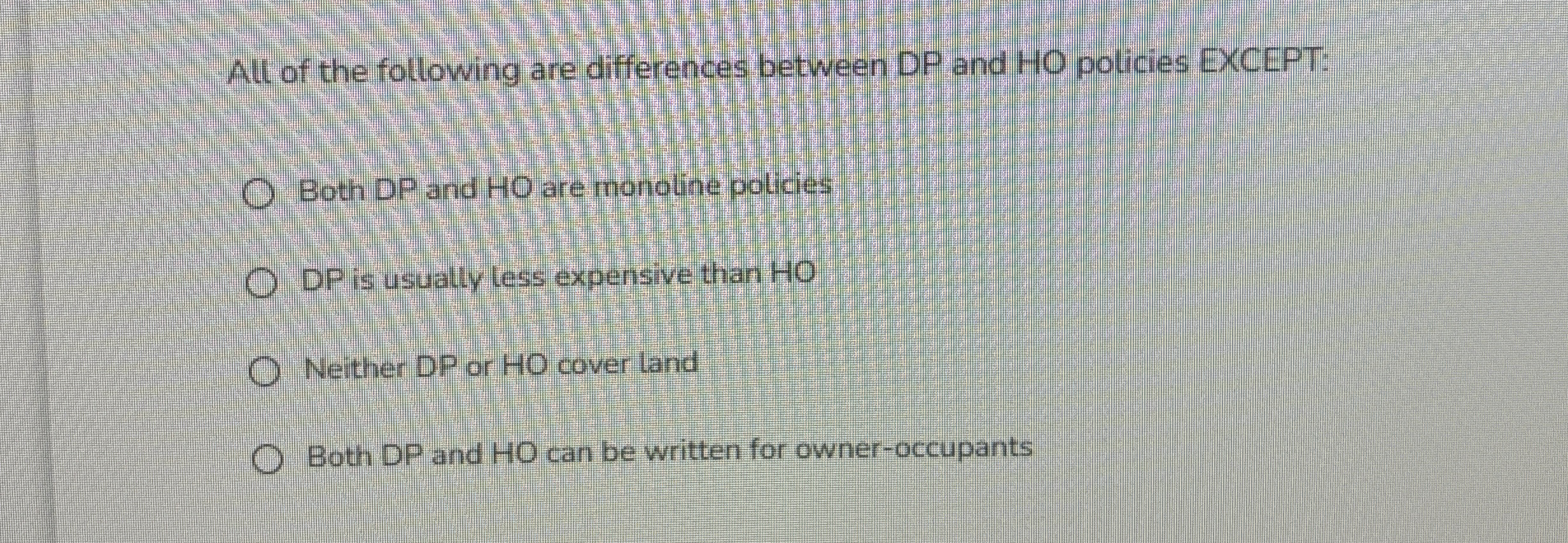 Solved All of the following are differences between DP and | Chegg.com