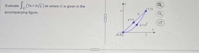 Solved Evaluate ∫C(7x+3y) ds where C is given in the | Chegg.com
