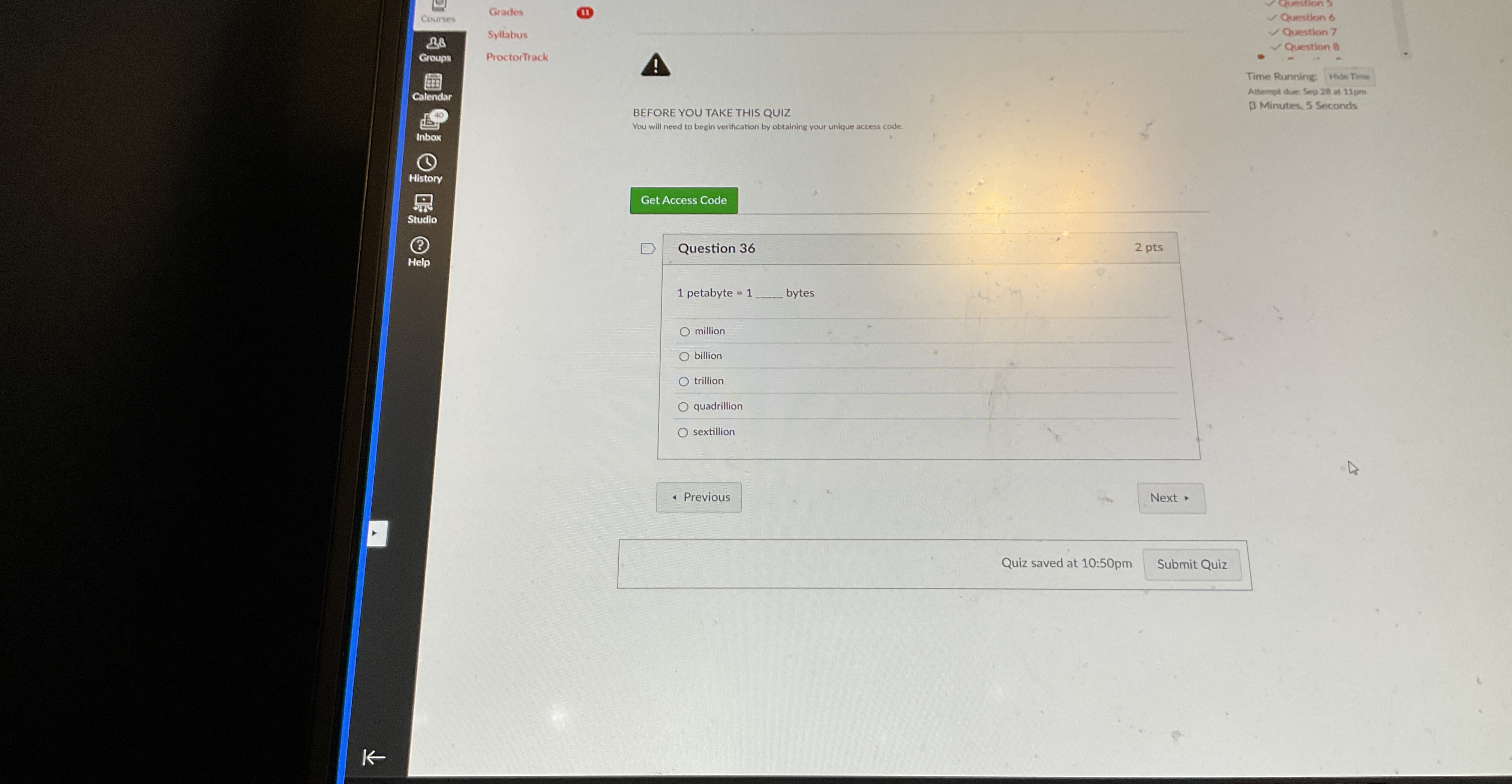 Solved Question 361 ﻿petabyte | Chegg.com
