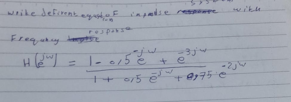 Solved Faster pleasewrite defirent equation of impoulse | Chegg.com