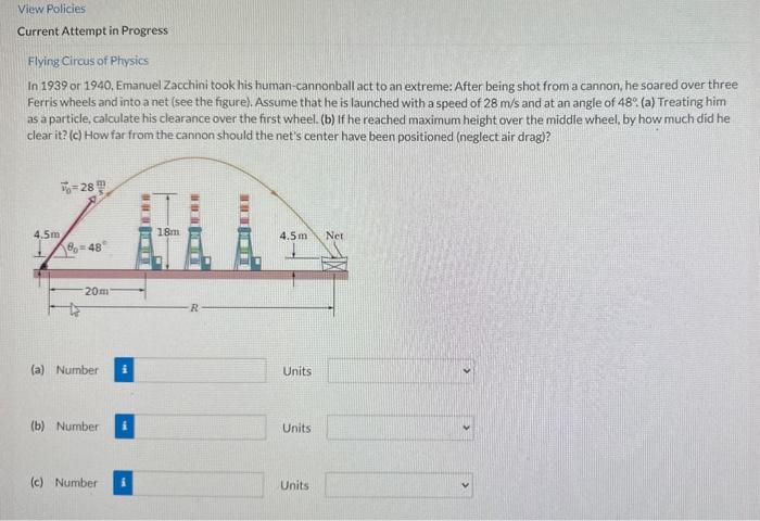 Solved Flying Circus of Physics In 1939 or 1940, Emanuel | Chegg.com