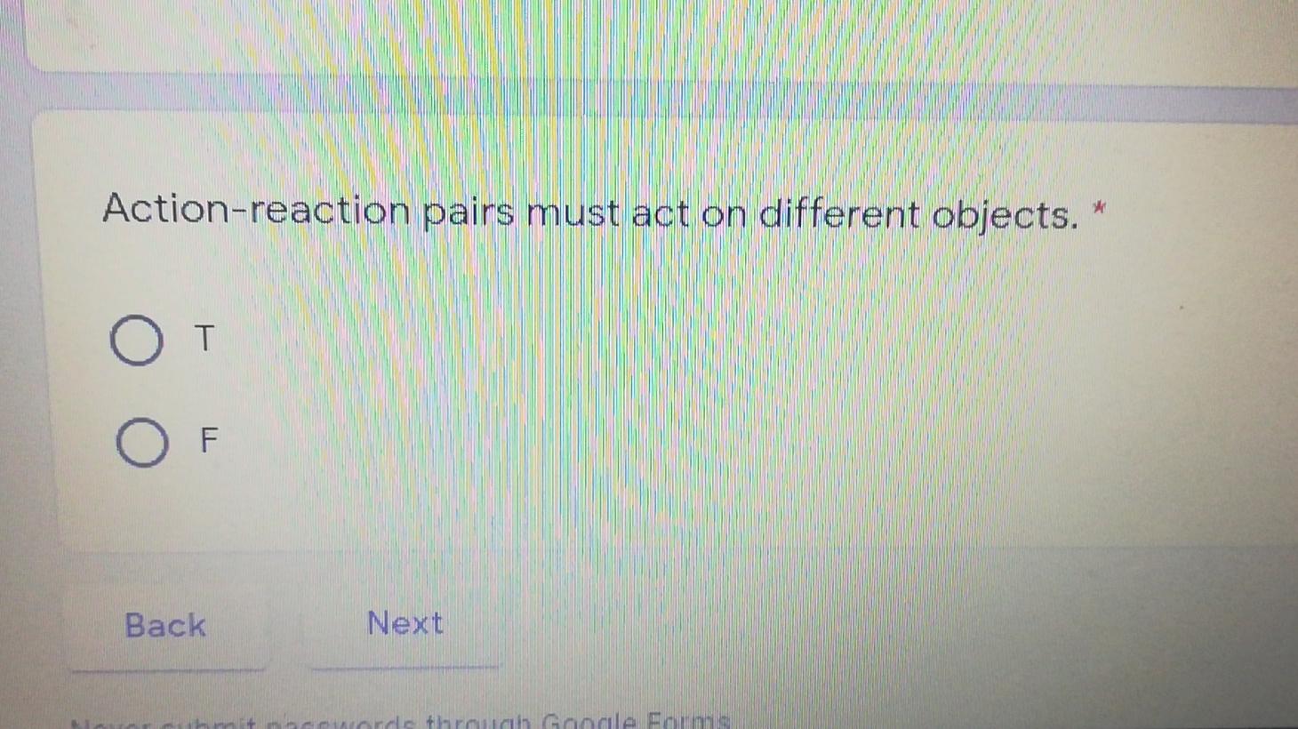 Solved Action-reaction pairs must act on different objects. | Chegg.com