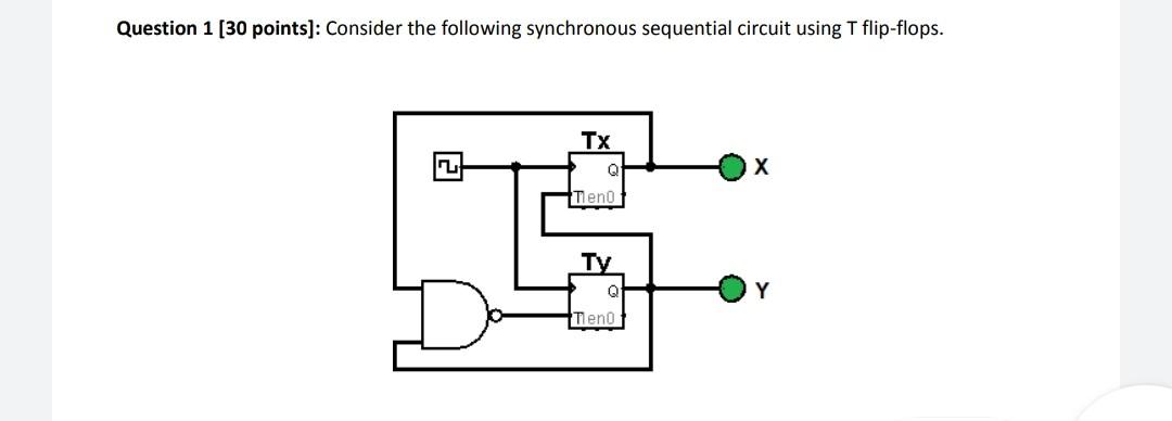 Solved Question 1 (30 points]: Consider the following | Chegg.com