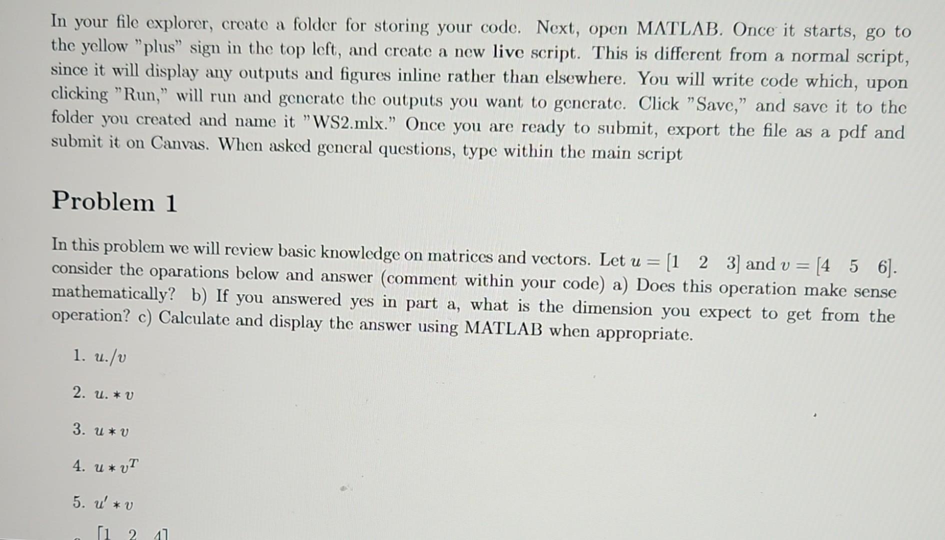 In this problem we will review basic knowledge on | Chegg.com