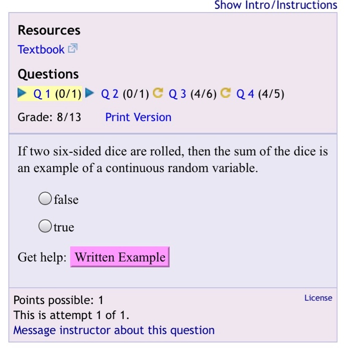 Solved Show Intro/Instructions Resources Textbook Questions | Chegg.com