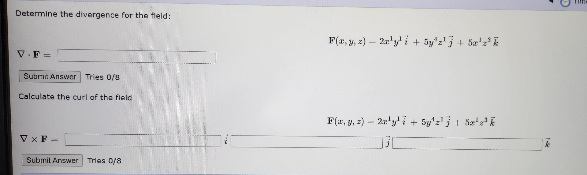 Solved Determine the divergence for the | Chegg.com
