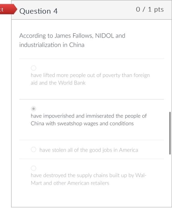 Solved According to James Fallows, NIDOL and | Chegg.com