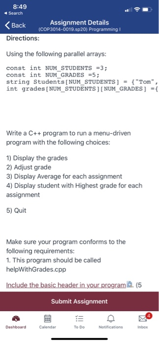 Solved I can only use the iostream and iomanip libraries. No | Chegg.com
