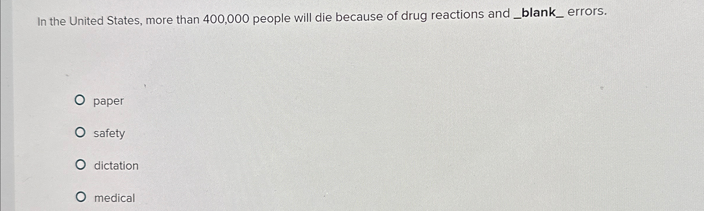 Solved In the United States, more than 400,000 ﻿people will | Chegg.com