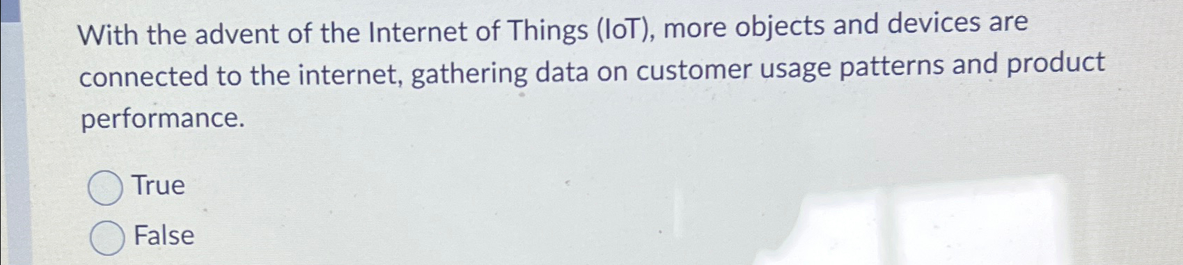 Solved With the advent of the Internet of Things (IoT), | Chegg.com