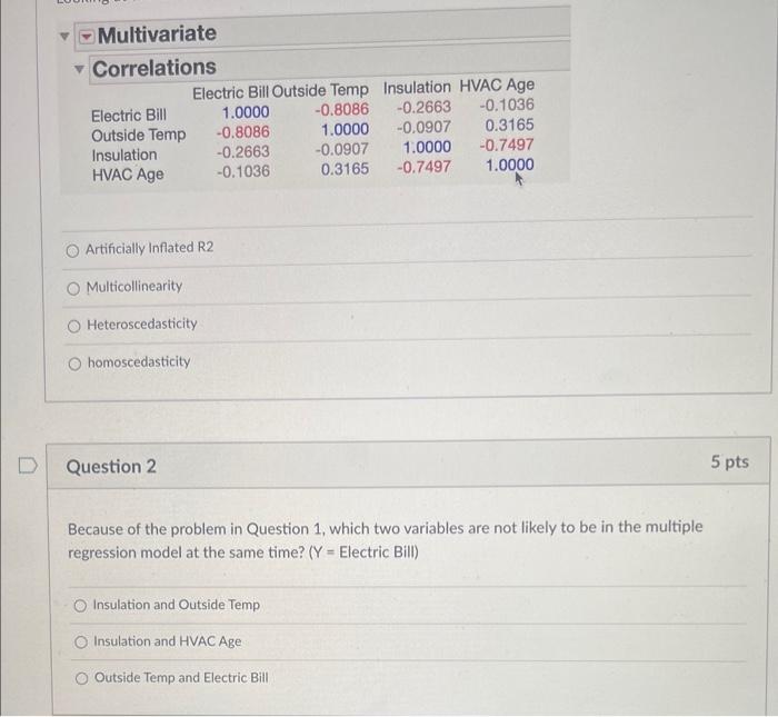 Solved Artificially Inflated R2 Multicollinearity | Chegg.com