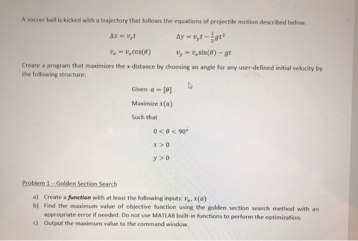 Solved A soccer ball is kicked with a trajectory that | Chegg.com