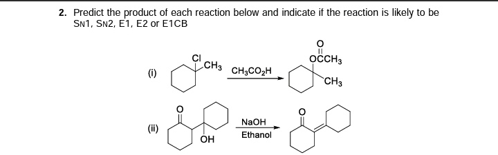 Solved Predict the product of each reaction below and | Chegg.com