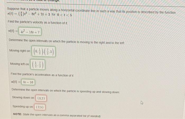 Solved Suppose that a particle moves along a horizontal | Chegg.com