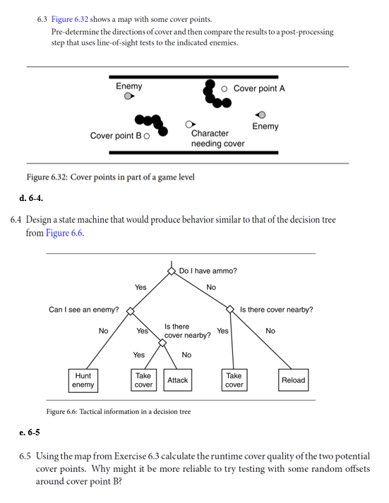 Solved 6.3 ﻿Figure 6.32 ﻿shows a map with some cover | Chegg.com