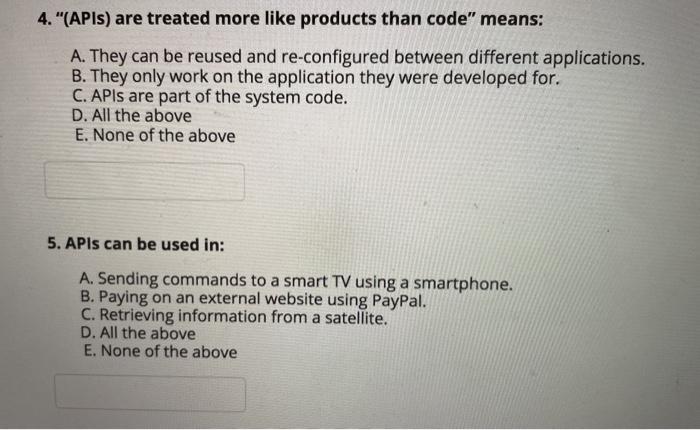 Solved What is an API? (Application Programming Interface) | Chegg.com