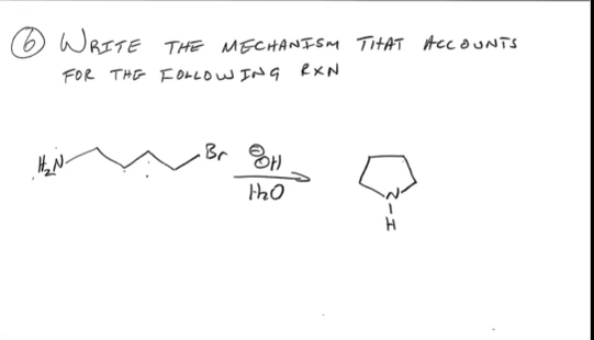 Solved (b) ﻿WrIte the mechanfsm tihat haccounts FOR THE | Chegg.com