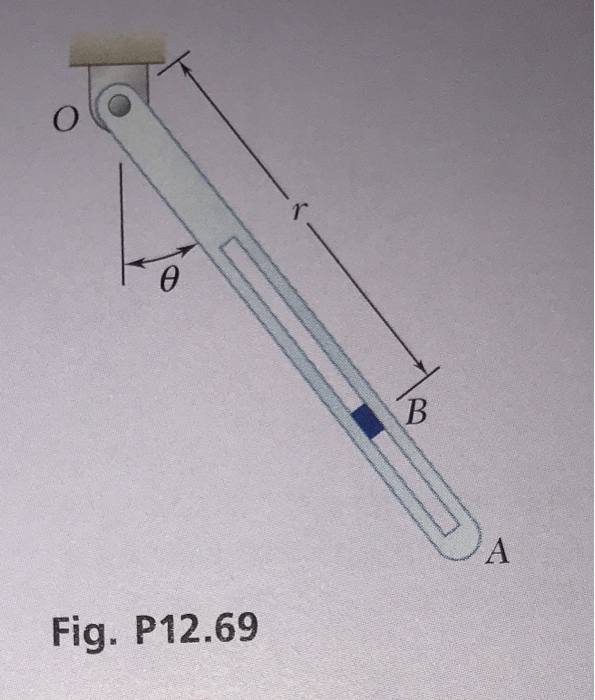 Solved 12.69 A 0.5-kg block B slides w la block B slides | Chegg.com