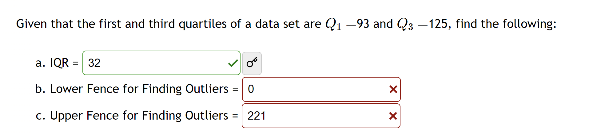 Solved Given that the first and third quartiles of a data | Chegg.com