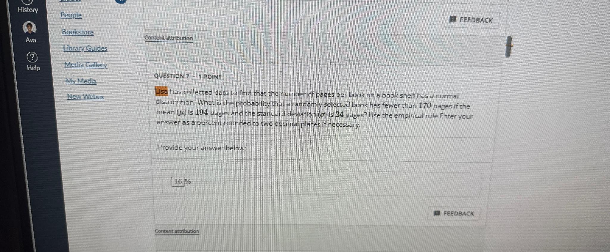 Solved HistoryAvaBookstoreLibrany GuidesMedia | Chegg.com