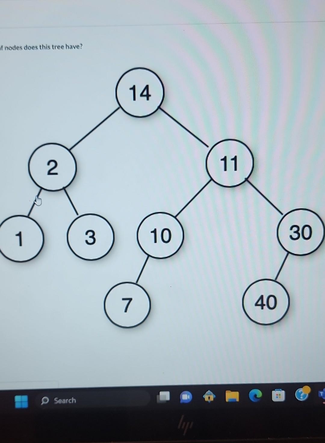 Solved If nodes does this tree have? | Chegg.com