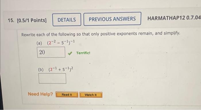 Solved Rewrite each of the following so that only positive | Chegg.com