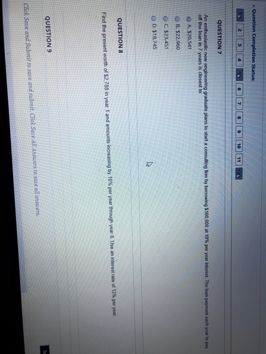 Solved Question Completion Status: 2 3 4 6 7 8 9 10 11 120 | Chegg.com