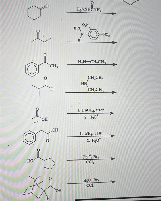 Solved 2. H3O+ 1. BH3,THF CCl4PbIV1,Br2 HgO,Br2CCl4 | Chegg.com