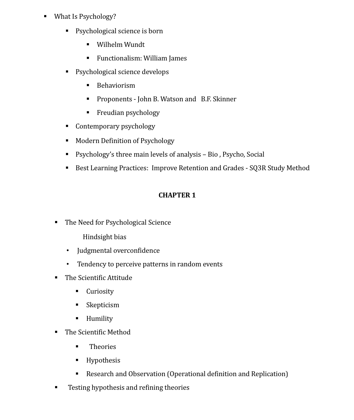 Solved What Is Psychology?Psychological science is | Chegg.com