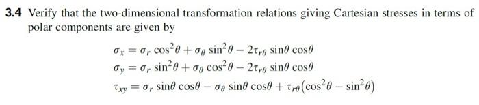 Solved .4 Verify that the two-dimensional transformation | Chegg.com