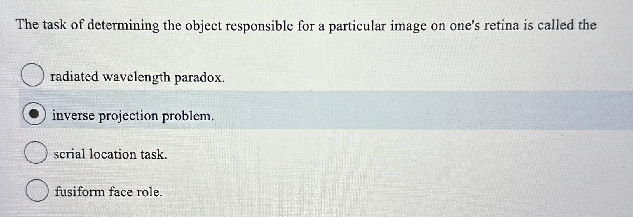 Solved The task of determining the object responsible for a | Chegg.com