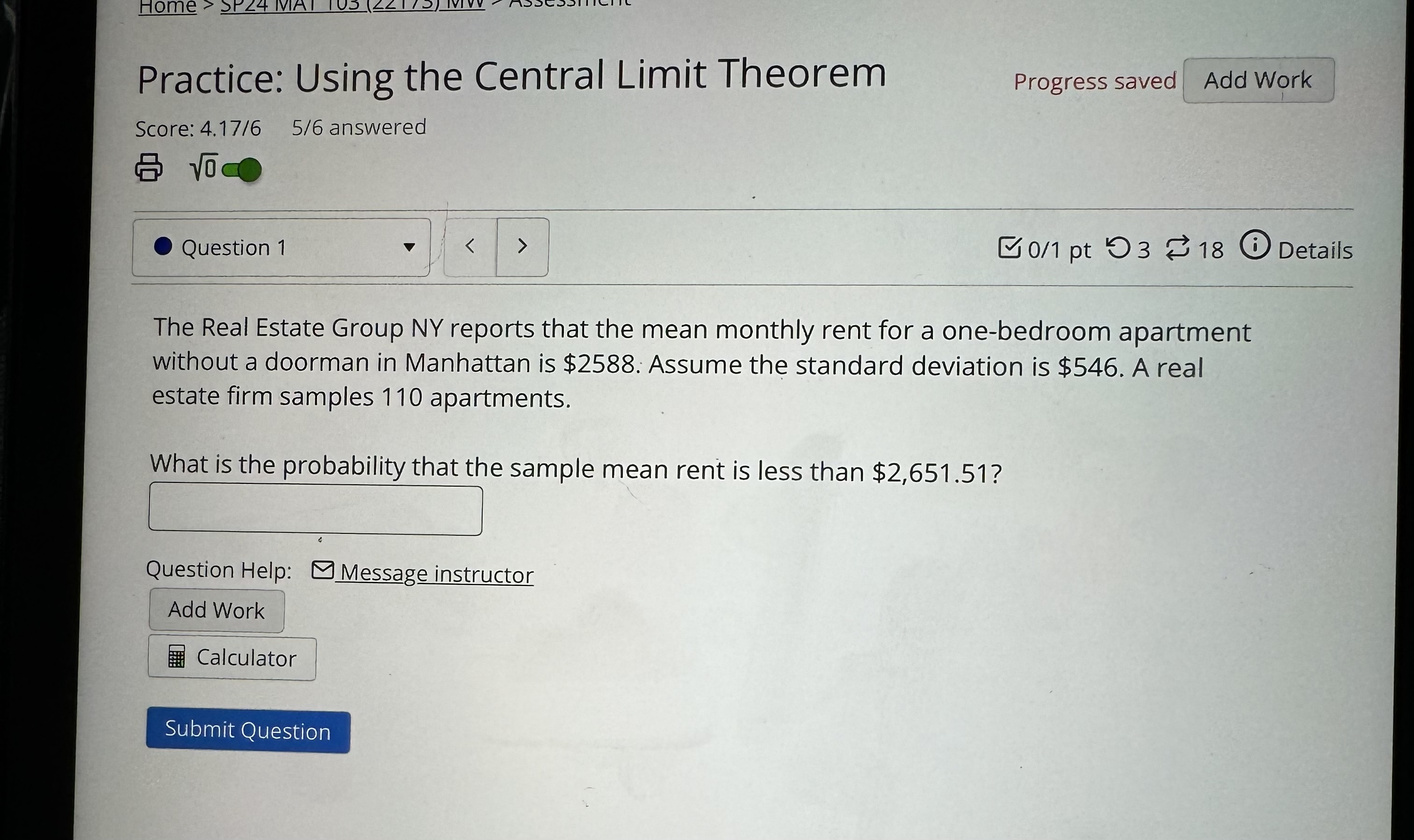 Solved The Real Estate Group NY reports that the mean | Chegg.com