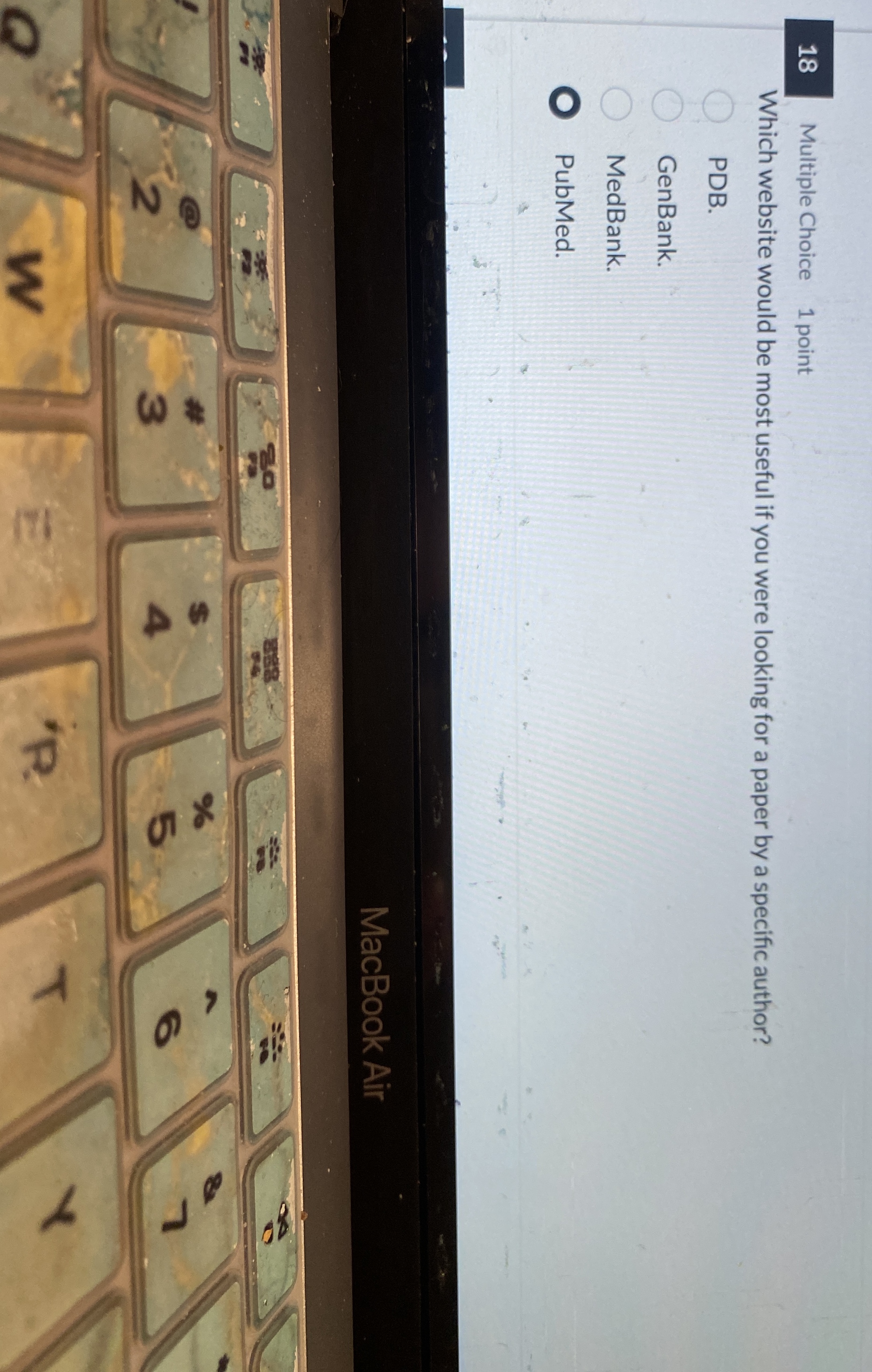 Solved 18Multiple Choice1 ﻿pointWhich website would be most | Chegg.com