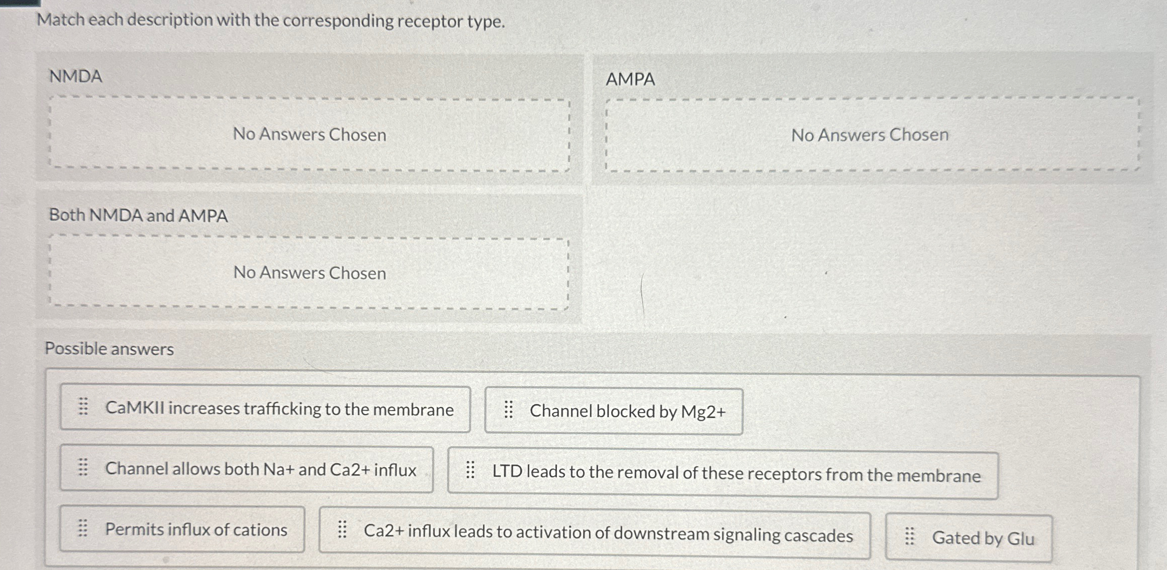 Match each description with the corresponding | Chegg.com