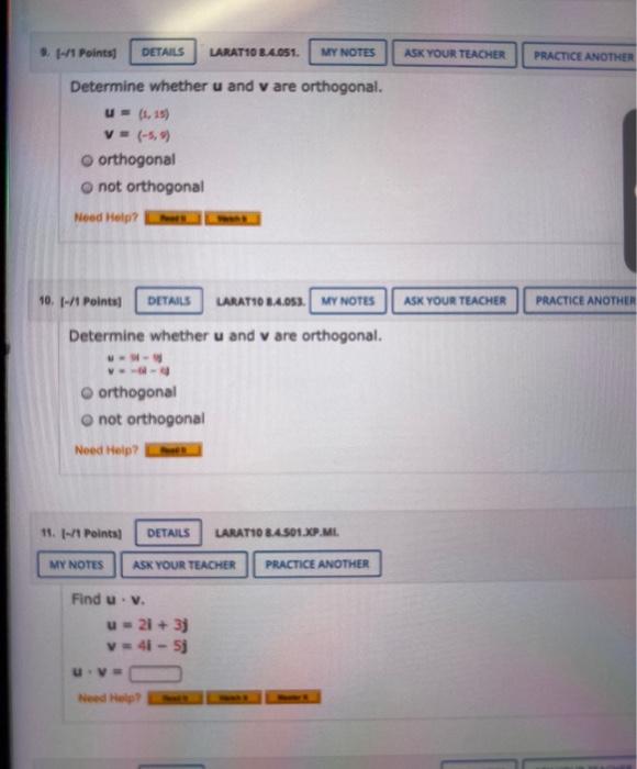Solved ASK YOUR TEACHER PRACTICE ANOTHER 1-1 Points DETAILS | Chegg.com