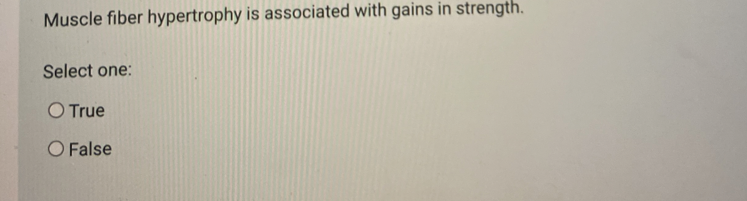 Solved Muscle fiber hypertrophy is associated with gains in | Chegg.com