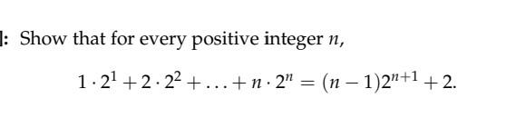 Solved Show that for every positive integer n, | Chegg.com