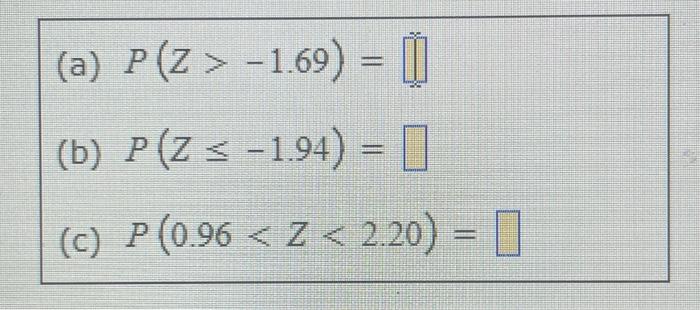 Solved Suppose Z Follows The Standard Normal Distribution