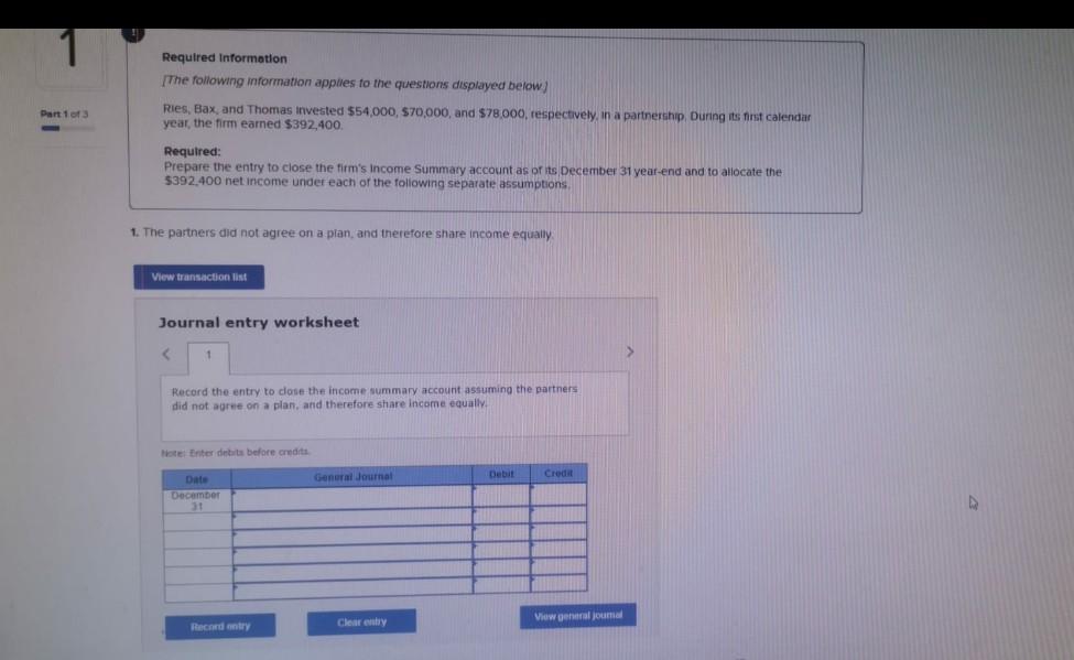 Solved Prepare the entry to close the firm's income Summary | Chegg.com