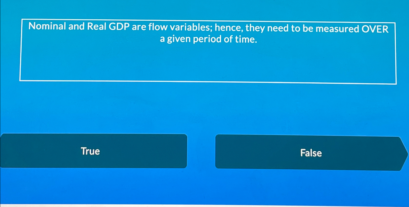 Solved Nominal and Real GDP are flow variables; hence, they | Chegg.com