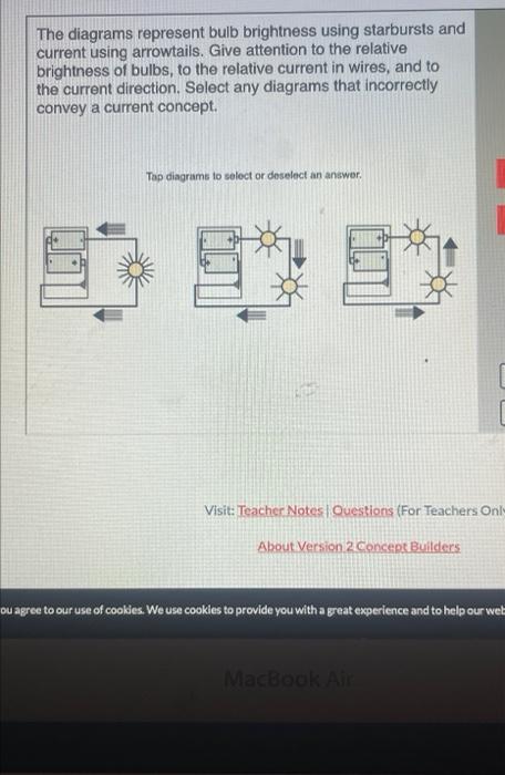 Solved The diagrams represent bulb brightness using | Chegg.com
