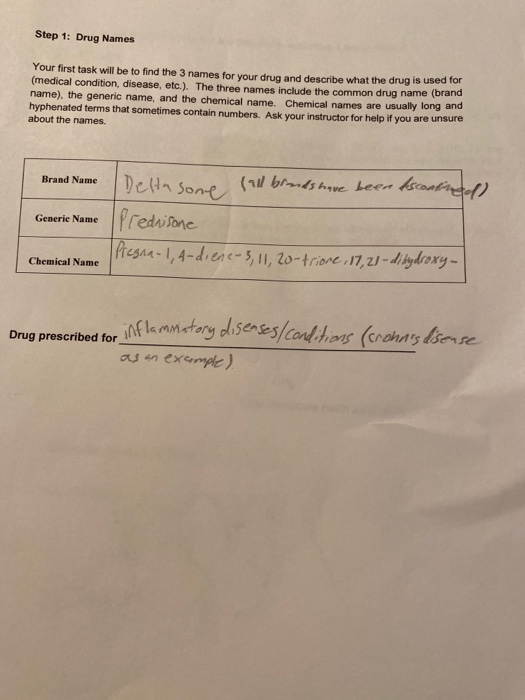 Solved hi! this is a drug study on prednisone. please help | Chegg.com