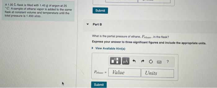 Solved An experiment shows that a 110 mL gas sample has a | Chegg.com